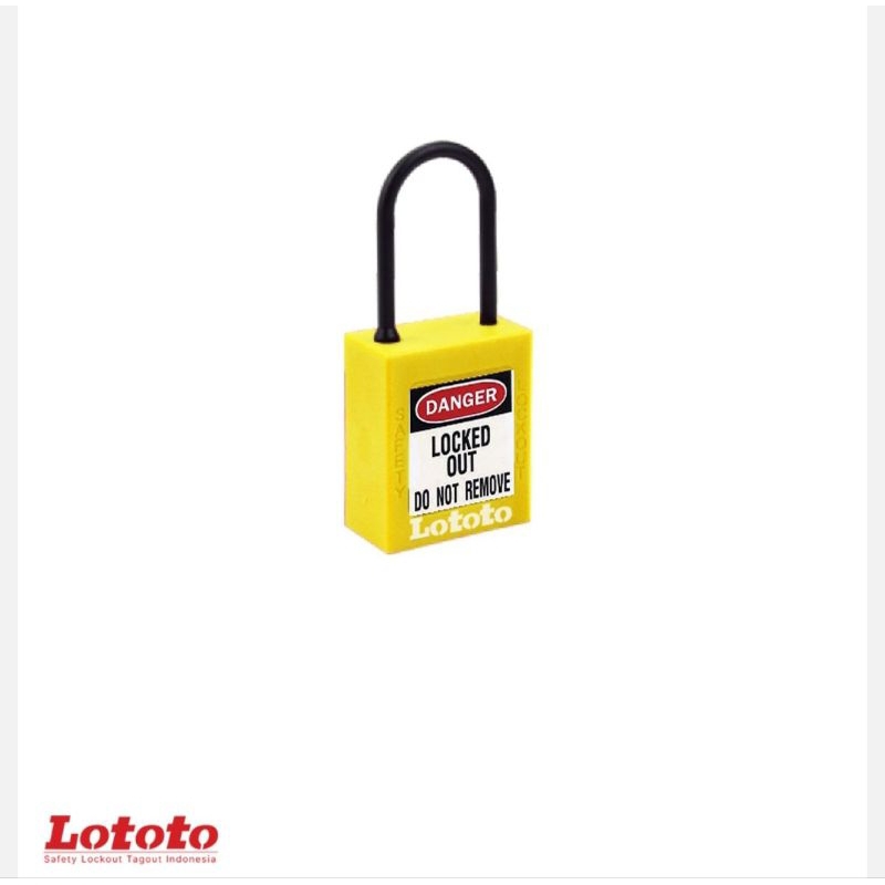 Jual Lototo Safety Padlock Yellow-LS32Ylw | Shopee Indonesia