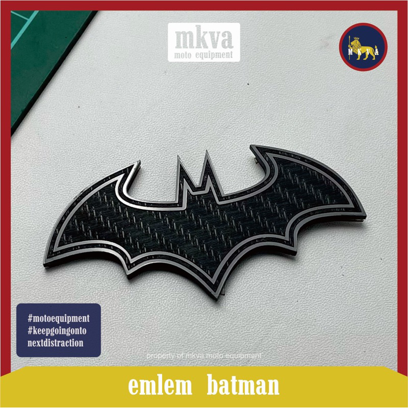 Jual EMBLEM BATMAN LOGO BATMAN BUKAN STICKER ATAU STIKER MOTOR BATMAN ...