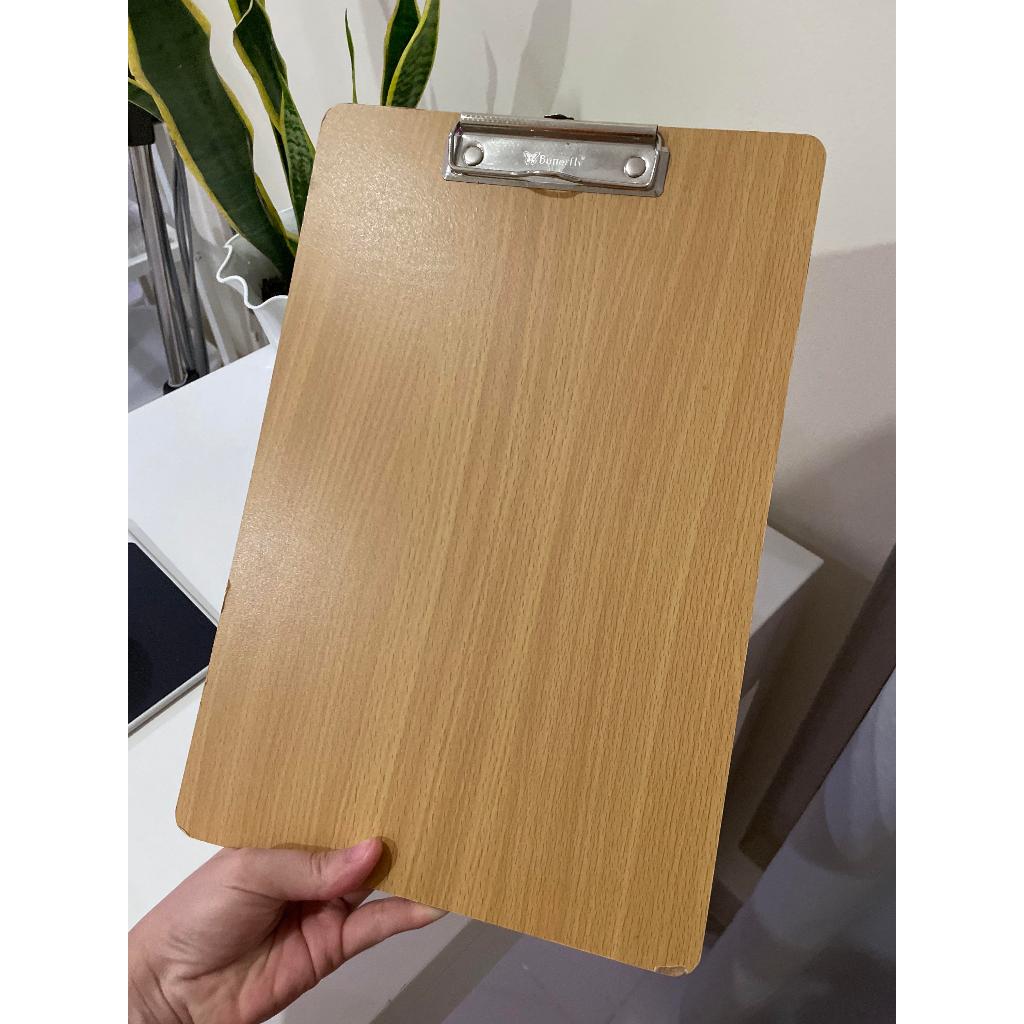 Jual Clipboard - Papan Jalan - Papan Dada Kayu F4 Folio Clip Board ...