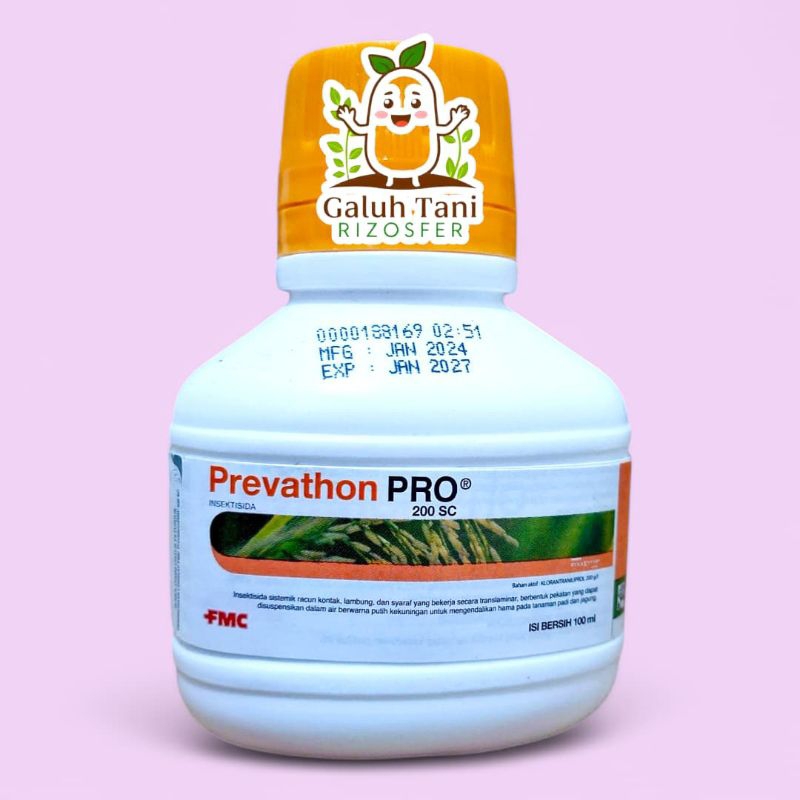 Jual FMC Prevathon Pro 200 SC 100ml-Insektisida Sistemik Penggerek ...