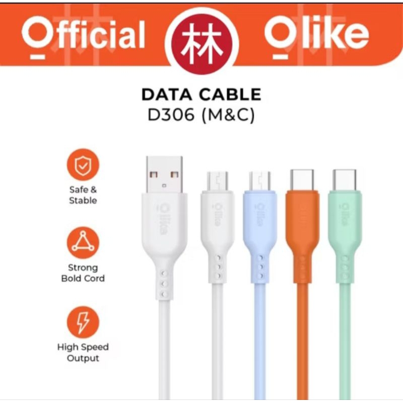 Jual Kabel Data Micro Fast Charging 2.1A Olike Original Garansi ...