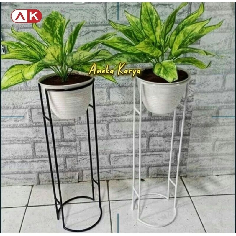 Jual Rak pot besi minimalis/ Anek Karya Rak Standing Pot Bunga | Shopee ...