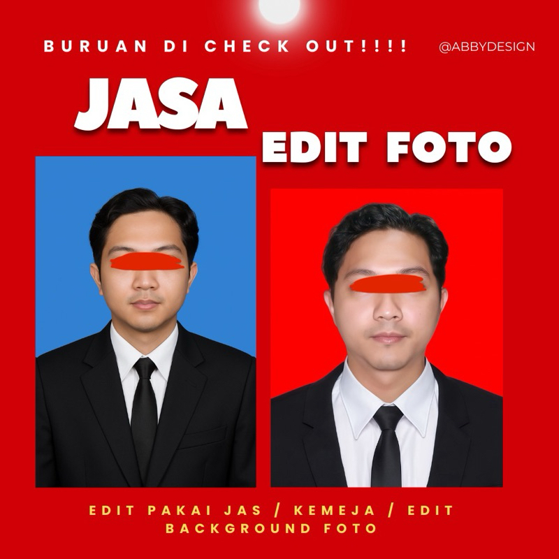 Jual Jasa Edit Foto Formal / Edit Pas foto | Shopee Indonesia