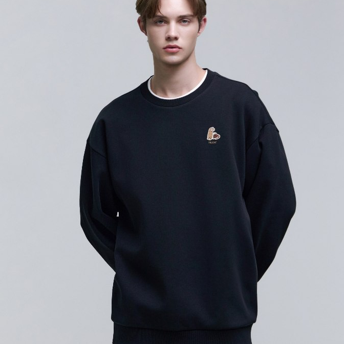 Jual National Geographic Animal Wappen Semi Over Fit Sweatshirt Carbon ...