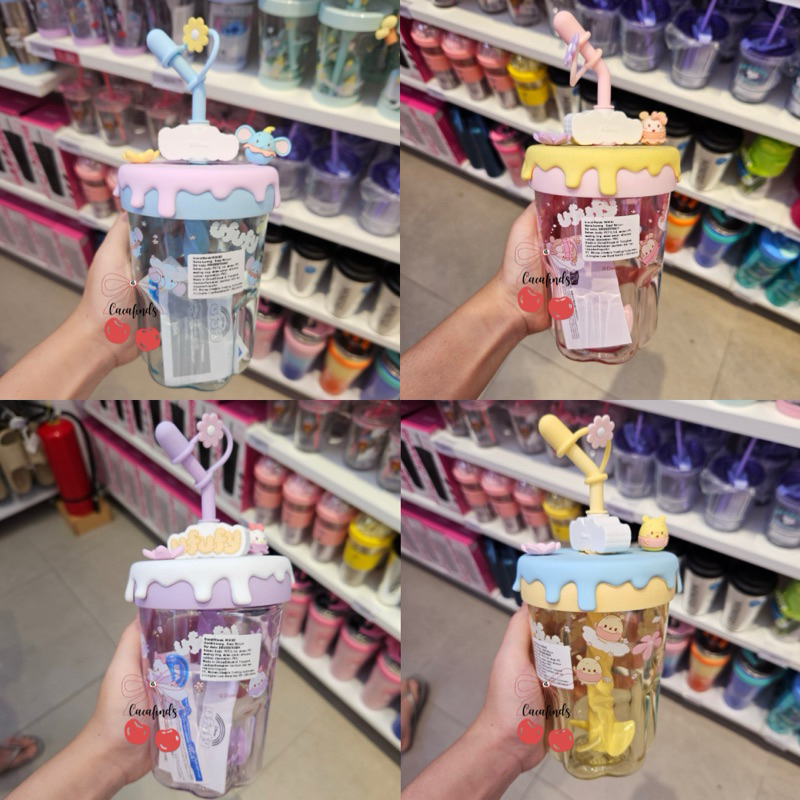 Jual MINISO x Disney‼️Botol Minum + Sedotan / Stirring Straw Tumbler ...