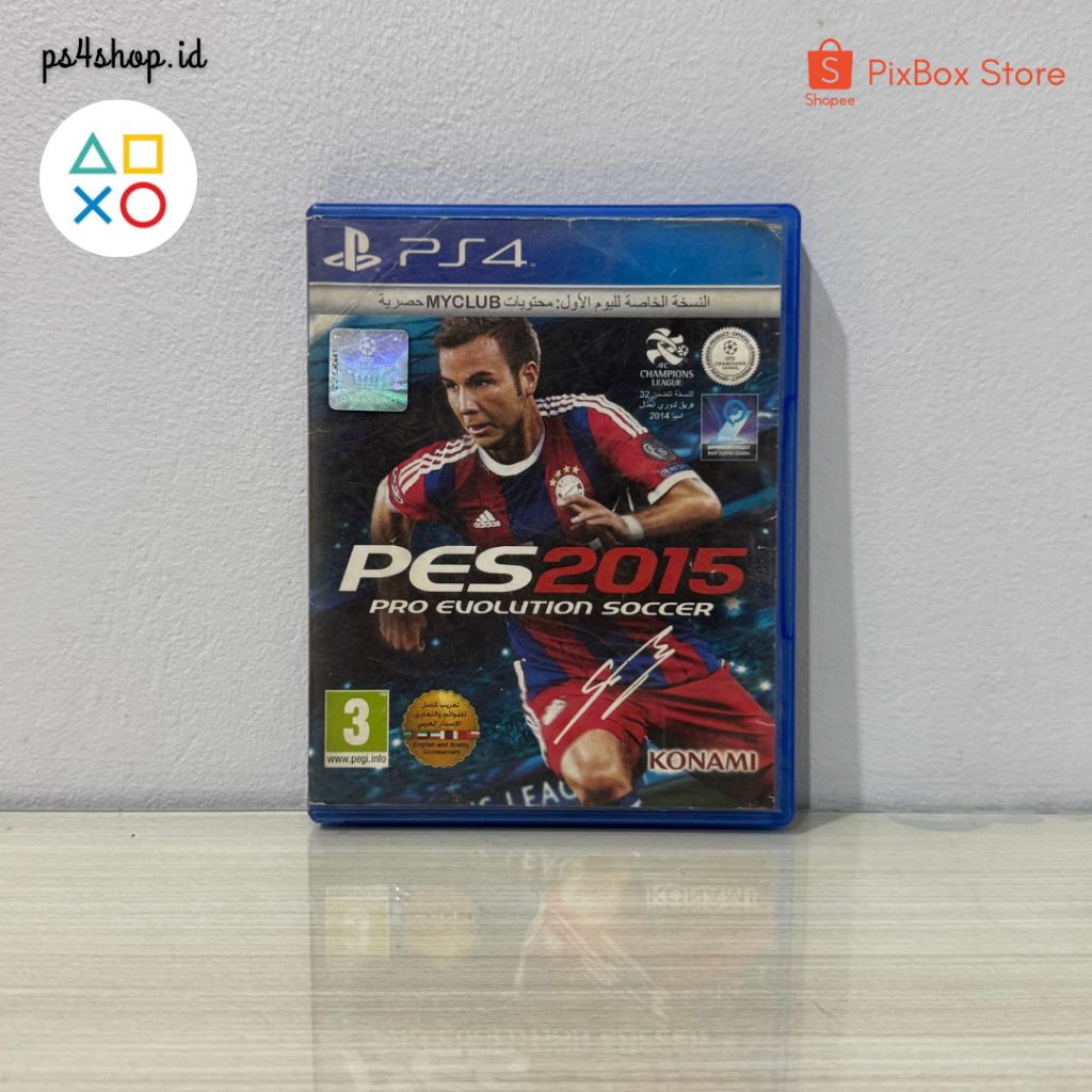 Jual BD KASET PES 2015 PS4 SECOND BEKAS PRO EVOLUTION SOCCER KONAMI GAME BOLA MUSIM 2015 ...