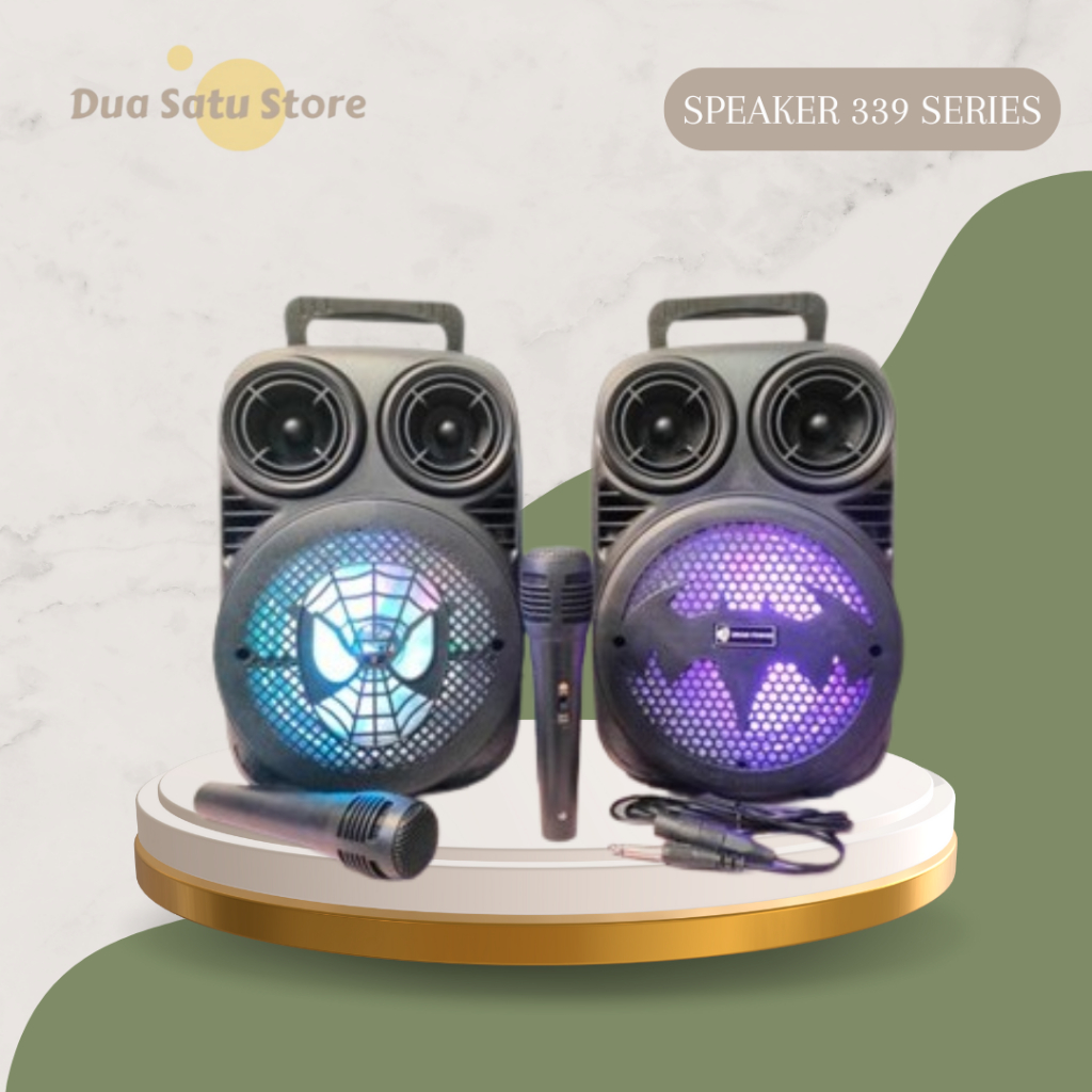 Jual Speaker 339 Series Portable Bluetooth Motif Batman Dan Spiderman ...