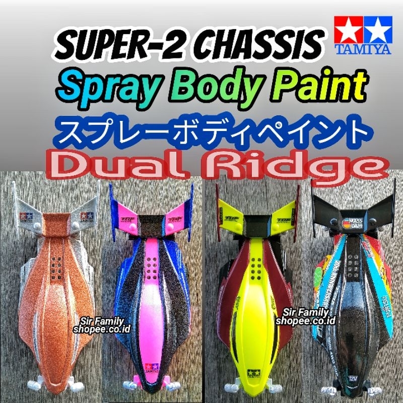 Jual Tamiya Body Tamiya Dual Ridge Super-2 Chassis Spray Body Paint ...