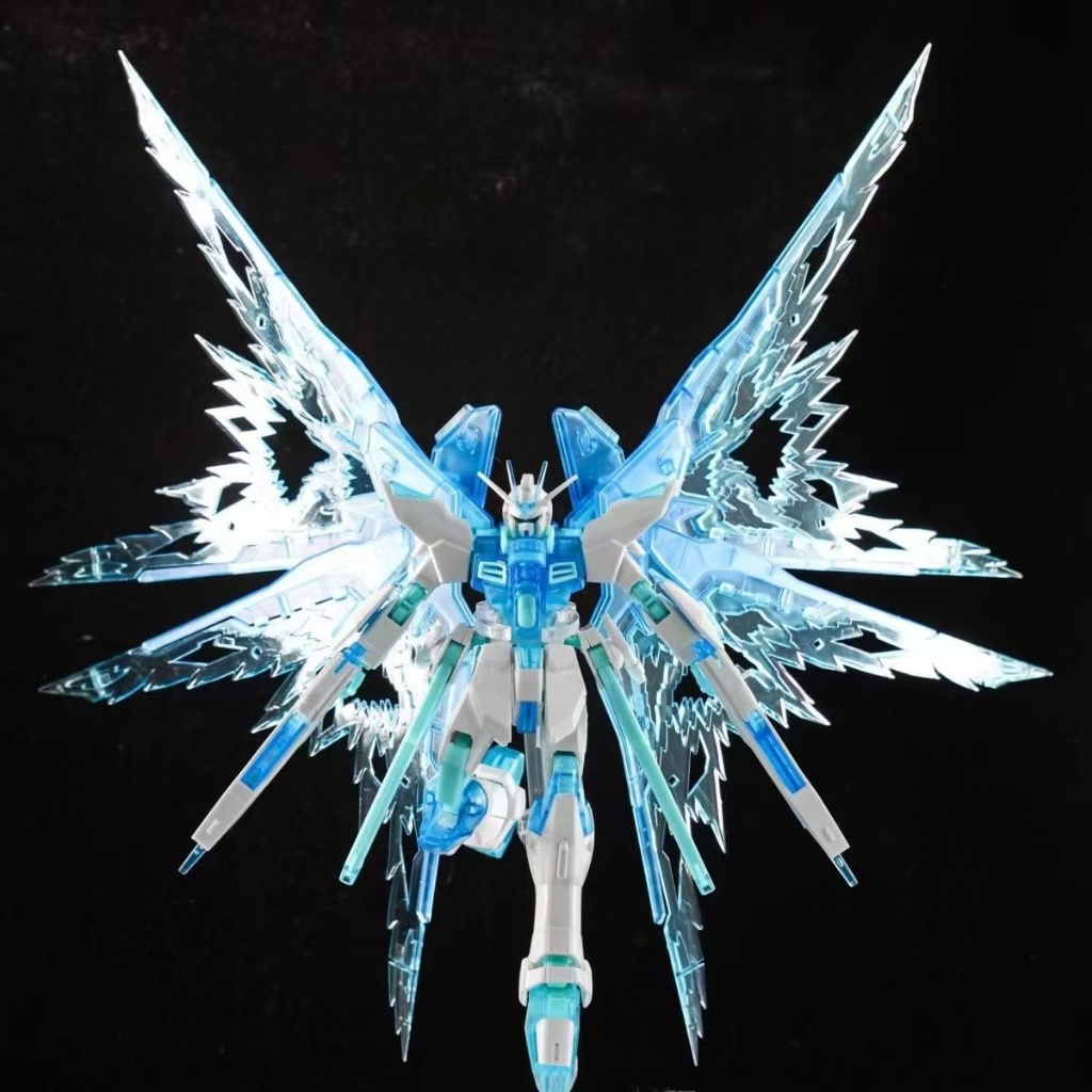 Jual Gaoke 201 HG 1/144 Strike Freedom Revive Fighter Clear Blue Model ...