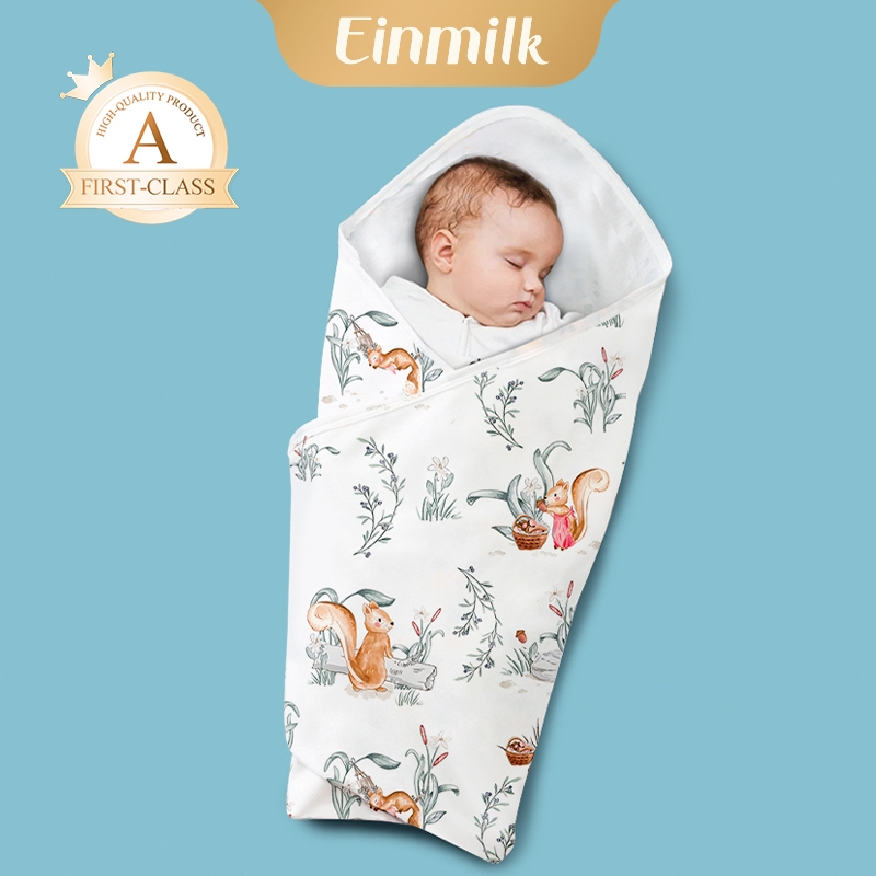 Jual [Einmilk Baby Wrapper] Bedong bayi Baby Wrapper dengan Tudung ...