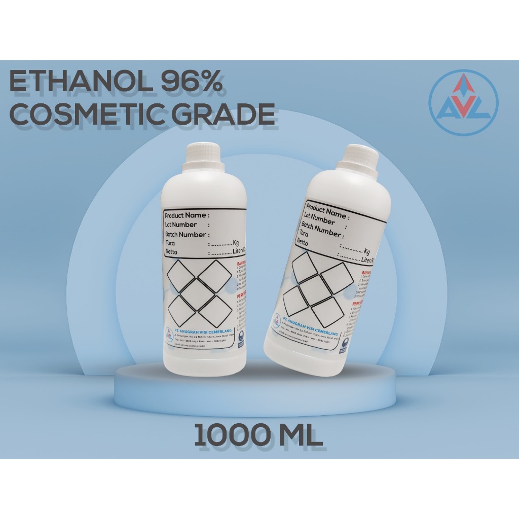 Jual ALKOHOL 96% - ETHANOL (COSMETIC GRADE) - 1000 ML | Shopee Indonesia