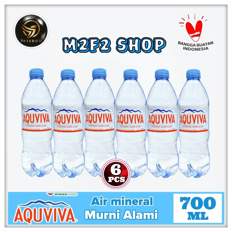 Jual Air Mineral AQUVIVA Botol Tanggung Plastik Pet - 700 ml (Kemasan 6 ...