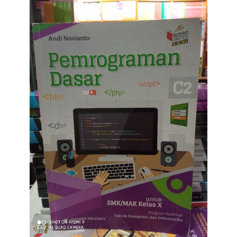 Jual Buku pemrograman dasar untuk SMK kelas 10 original | Shopee Indonesia