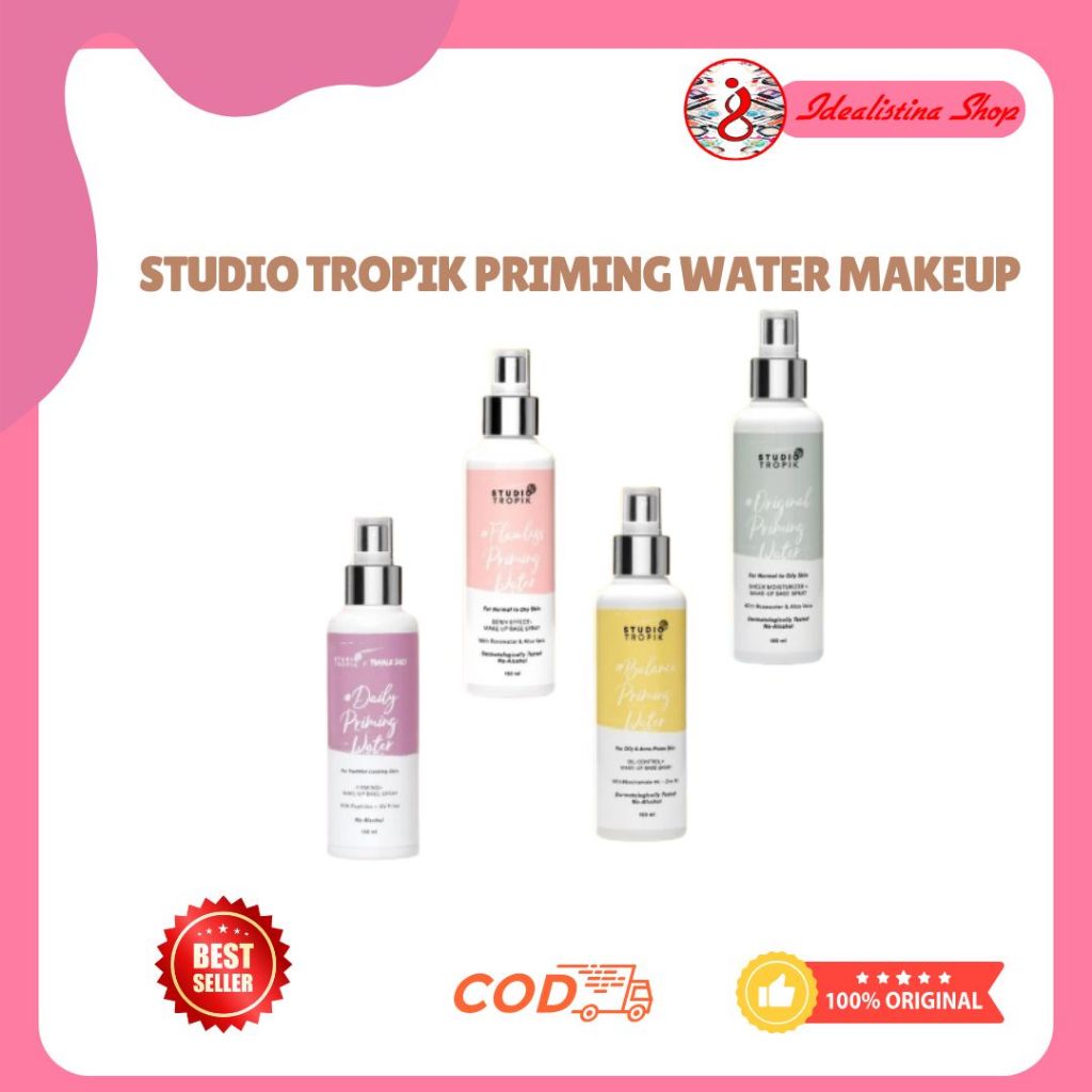 Jual Studio Tropik Priming Water Makeup - All Size All Variant - Flawless | Original | Balance ...