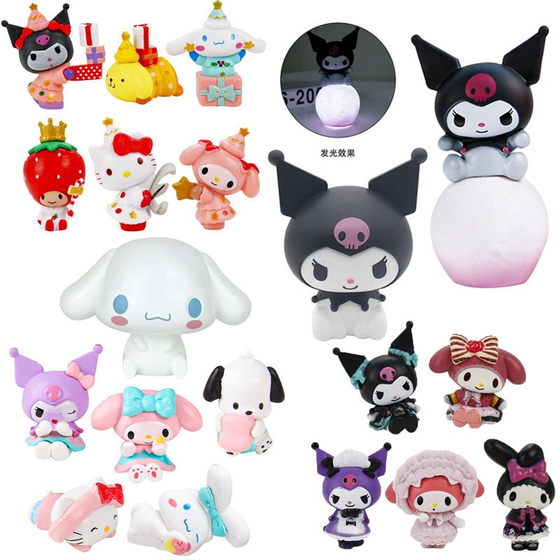 Jual Hiasan Kue Miniatur Figure My Melody Sanrio Cinnamoroll Kuromi
