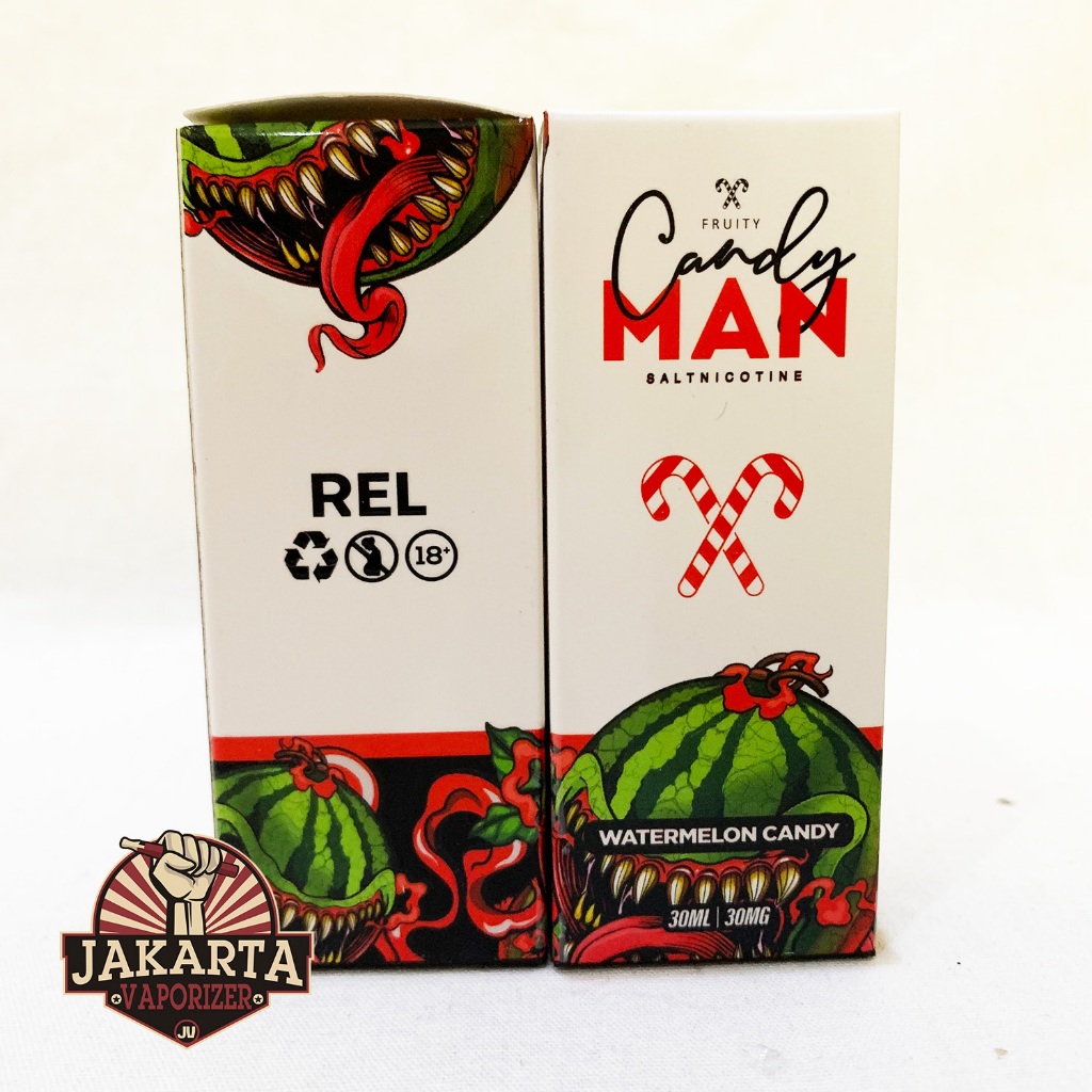 Jual [SALT] CANDYMAN WATERMELON CANDY SALTNIC 30ML 30MG BY CANDY MAN ...