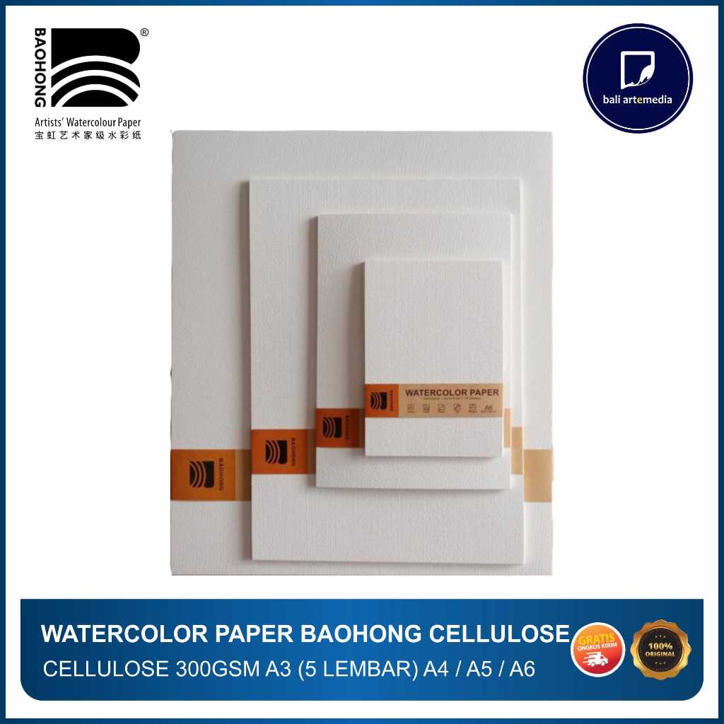 Jual Baohong - Cellulose Drawing & Painting Paper 300gsm - Kertas Cat ...