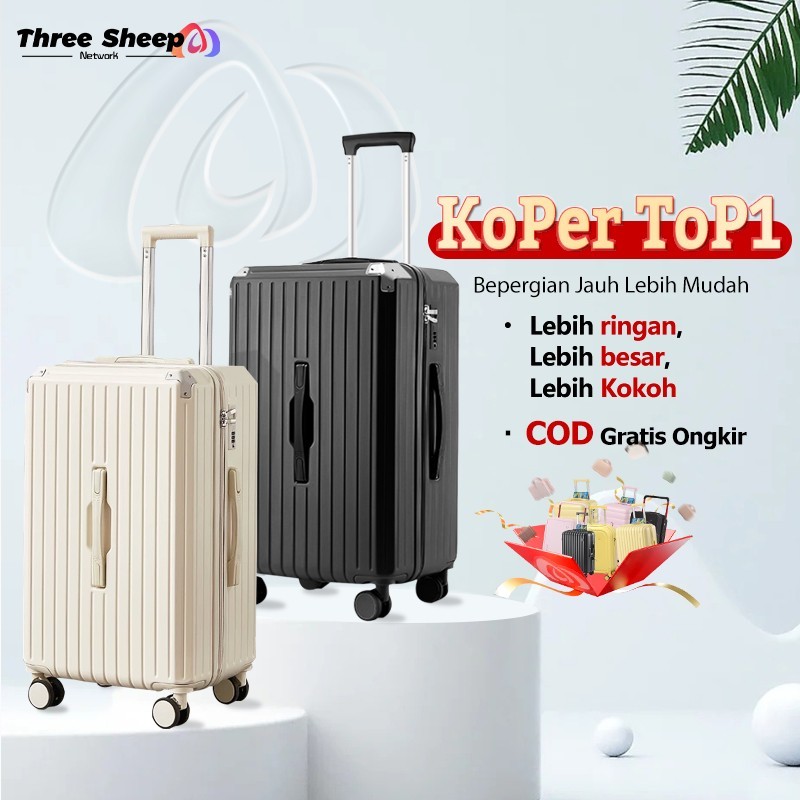 Jual Three Sheep Network A981 LUGGAGE KOPER ZIPPER KAPASITAS BESAR 20 ...