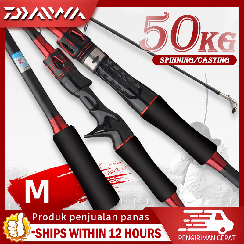 Jual 2025 New joran ultralight carbon solid Ultralight DAIWA Baitcasting Rod Medium Joran ...