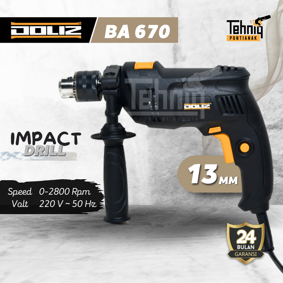 Jual Bor Beton DOLIZ BA670 Impact Drill BA 670 Bor Dinding / Mesin Bor ...