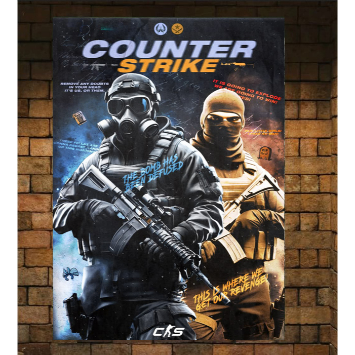 Jual Poster Game Counter-Strike 2 | Shopee Indonesia