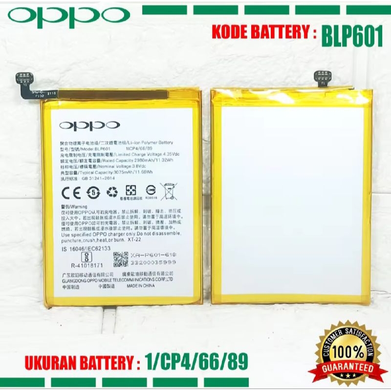 Jual Baterai Batre Original Oppo BLP601 ( A59 , F1s ) BLP601 Original | Shopee Indonesia