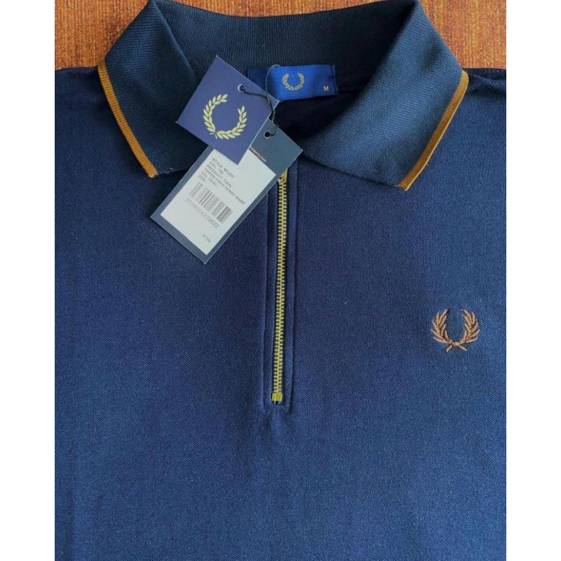 Jual Fr3d P3r*y Polo Tshirt Dark Navy Zipper | Shopee Indonesia