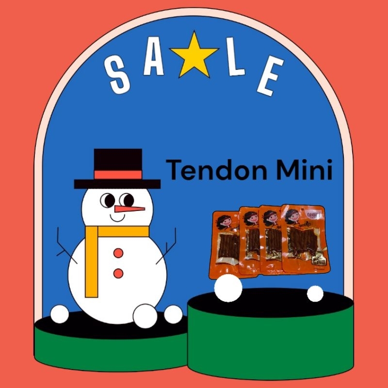 Jual Paket 4 pcs Snack Camilan spicy Tendon mini spicy | Shopee Indonesia