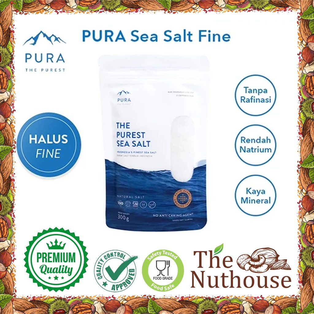 Jual Pura Sea Salt FINE / HALUS (300gr) - Garam Laut Halus - Garam ...