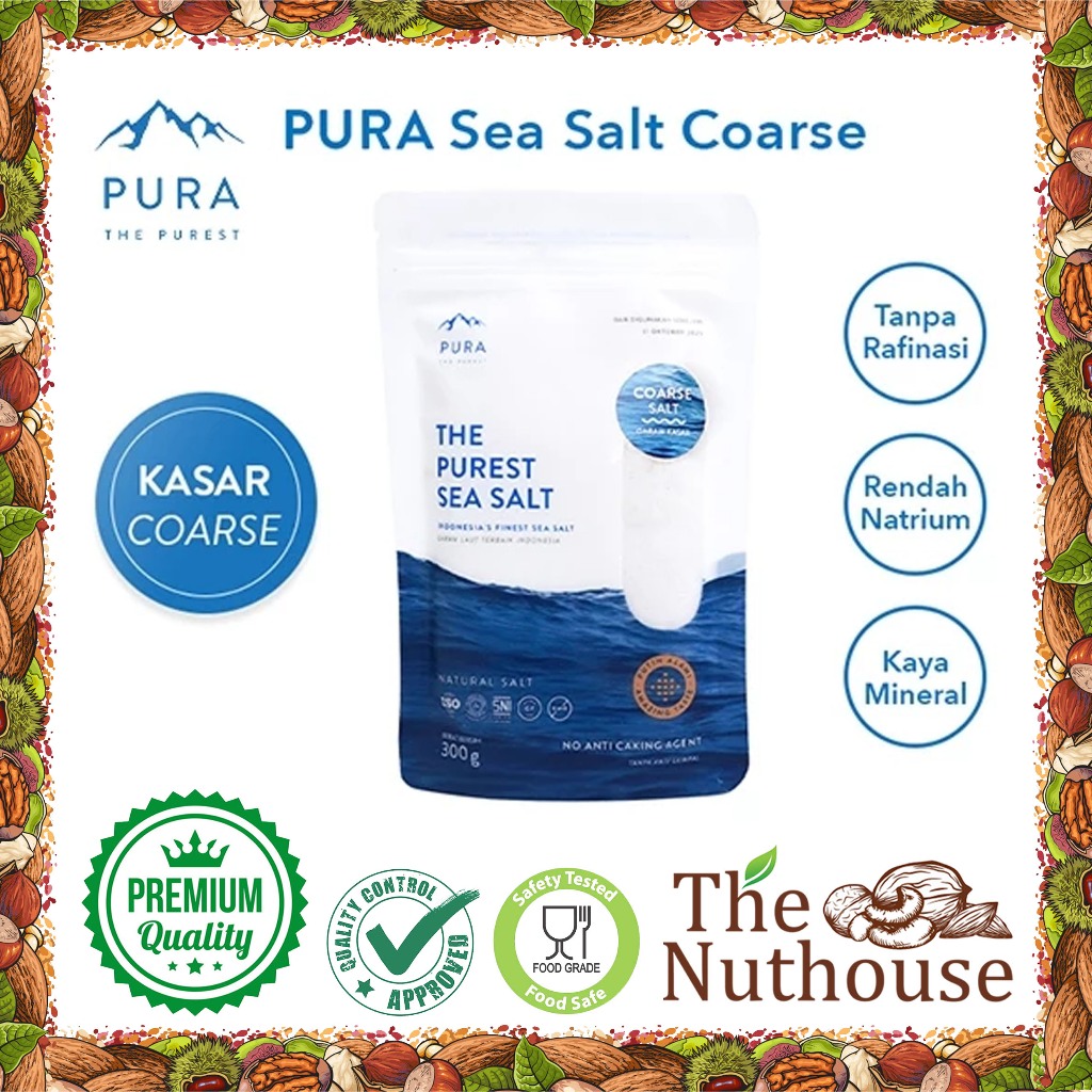 Jual Pura Sea Salt COARSE / KASAR (300gr) - Garam Laut Halus - Garam ...
