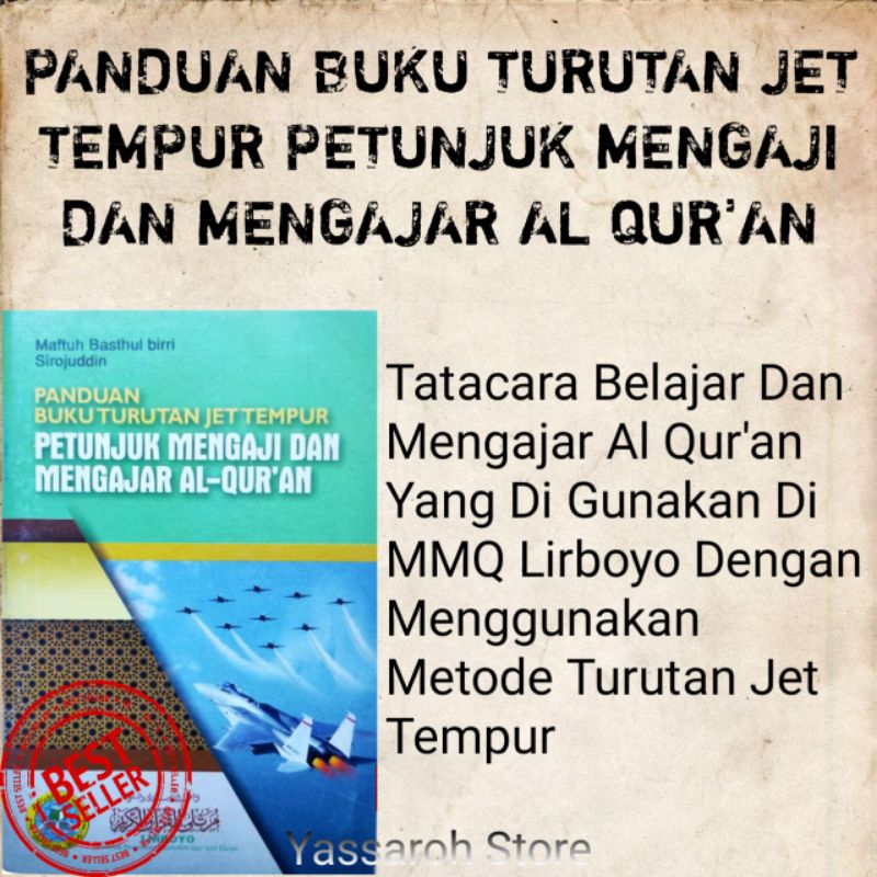 Jual Panduan Buku Turutan Jet Tempur Petunjuk Mengaji Dan Mengajar Al ...