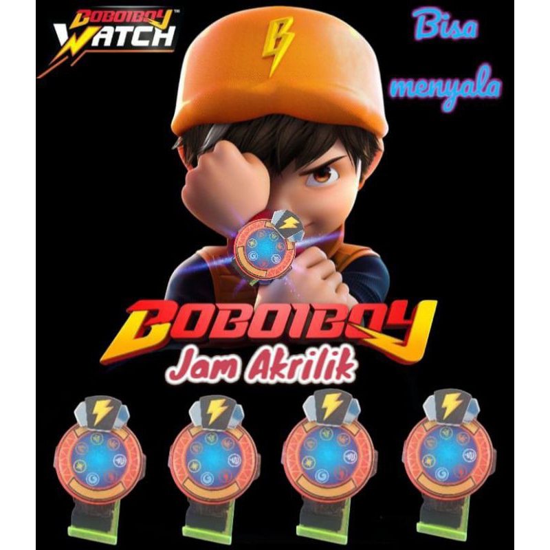 Jual JAM KUASA BOBOIBOY AKRILIK TEBAL HANDMADE JAM BOBOBOY | Shopee ...