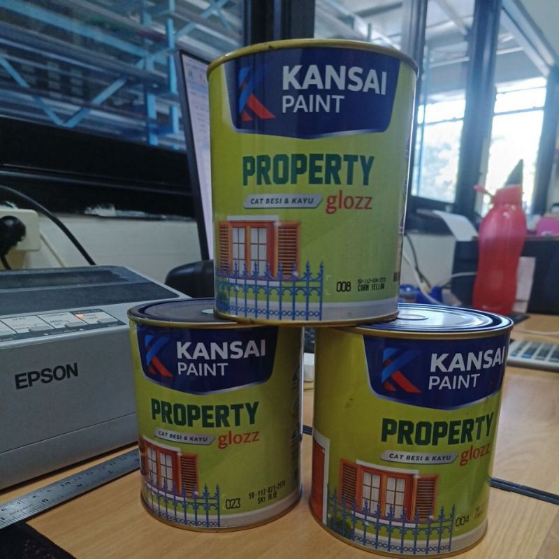 Jual cat kayu Besi Kansai Property Gloss | Shopee Indonesia