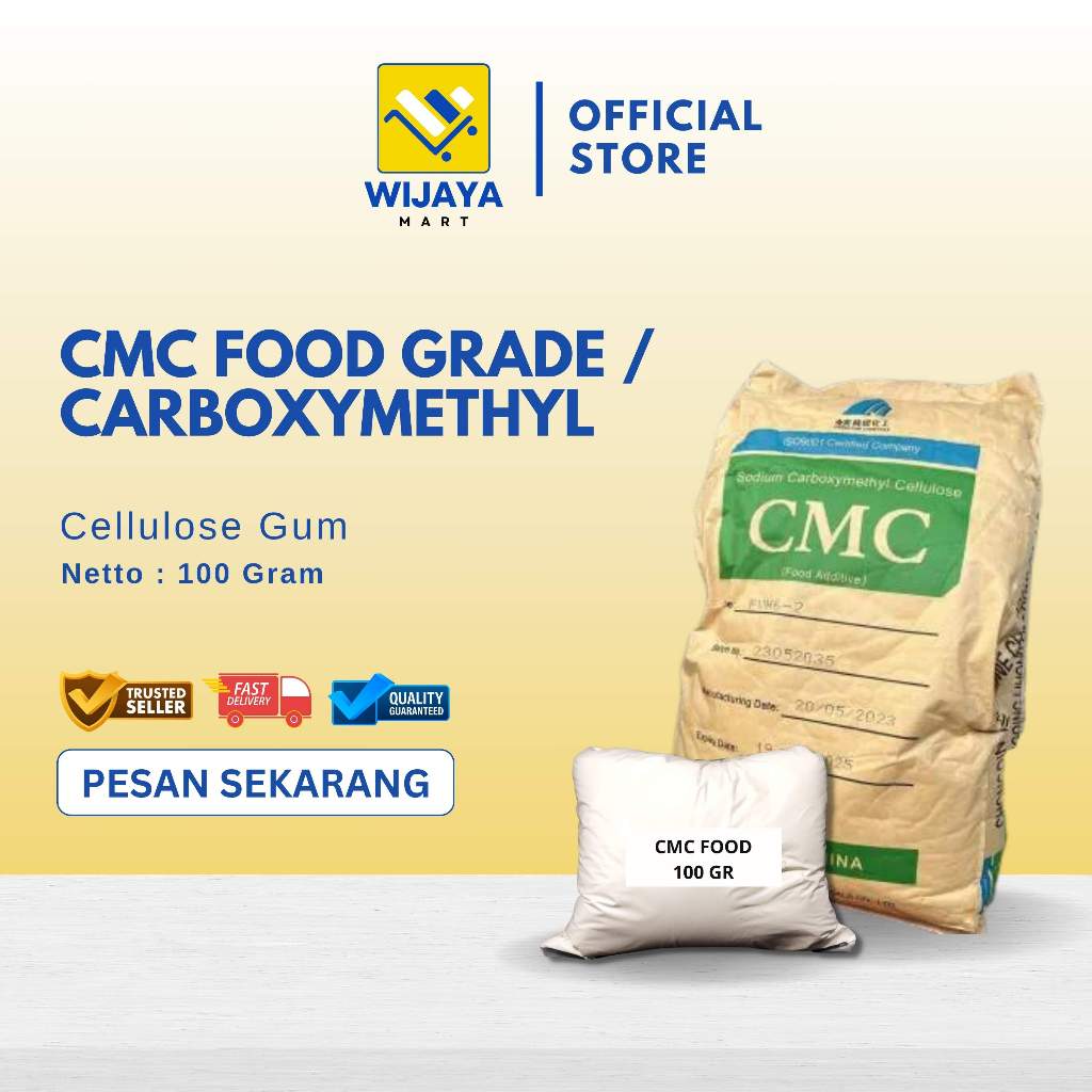 Jual CMC FOOD GRADE / Carboxmethil Cellulose / Food Grade 100 GR ...