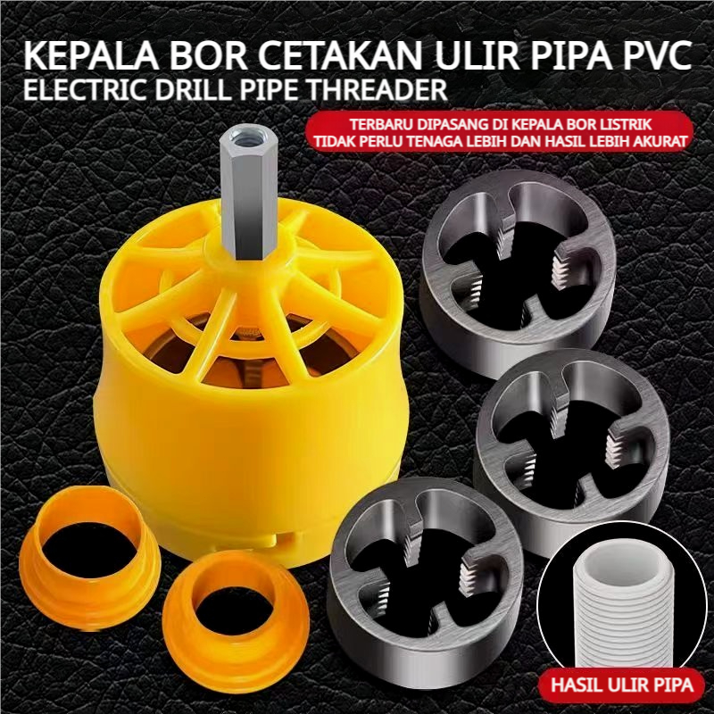 Jual MODEL BARU Bor Pembuat Ulir Pipa PVC Otomatis Cetakan Ulir Pipa ...