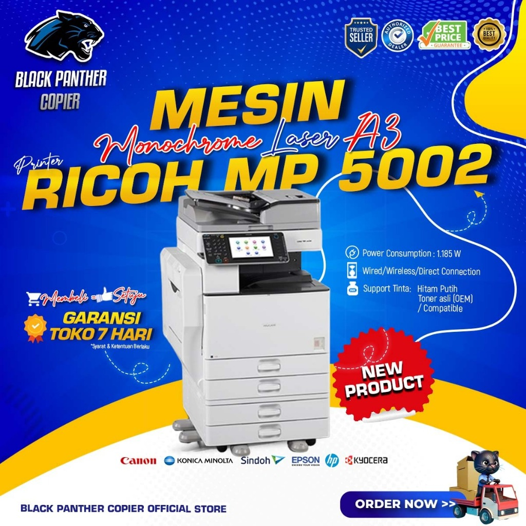 Jual MESIN FOTOCOPY RICOH MP 5002 MESIN FOTOKOPI RICOH 5002 | Shopee ...