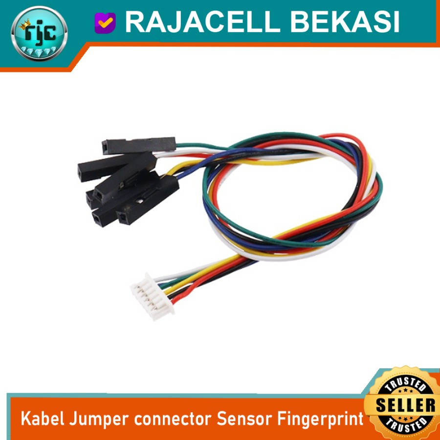 Jual Kabel Jumper Connector Sensor Fingerprint Micro JST 6P pitch 1 ...