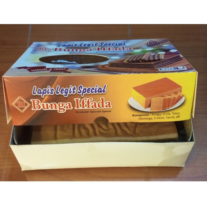 Jual Lapis Legit Bangka Spesial Basah harum 900 Gram Halal | Shopee ...