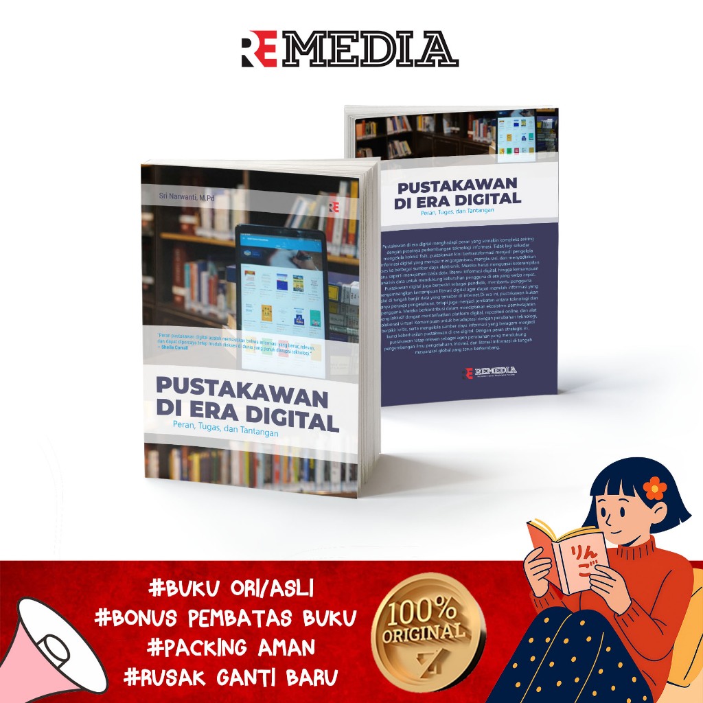 Jual Pustakawan di Era Digital - Peran, Tugas, dan Tantangan | Shopee ...