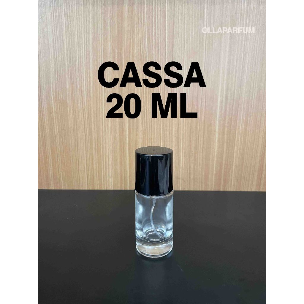 Jual ( PCS ) Botol Parfum CASA POLOS TUTUP HITAM 20ml Drat | Shopee ...