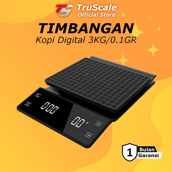 Jual Timbangan Kopi Digital 3KG / 0.1GR – 3KG TOUCH / Teknologi Sentuh Layar / Touchscreen ...