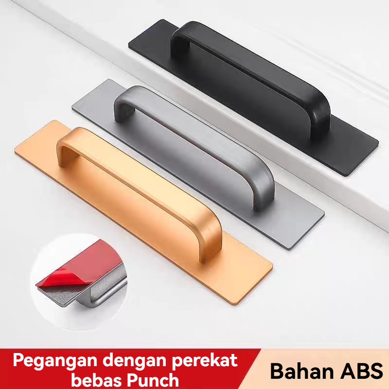 Jual Gagang Handle Handel Tempel Lemari Rak Laci Pintu Pegangan Kaca ...