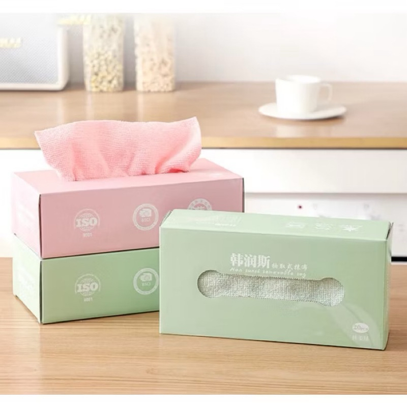 Jual Tisu Kain Lap Serap Minyak Isi 20Lembar Pembersih Alat Dapur ...