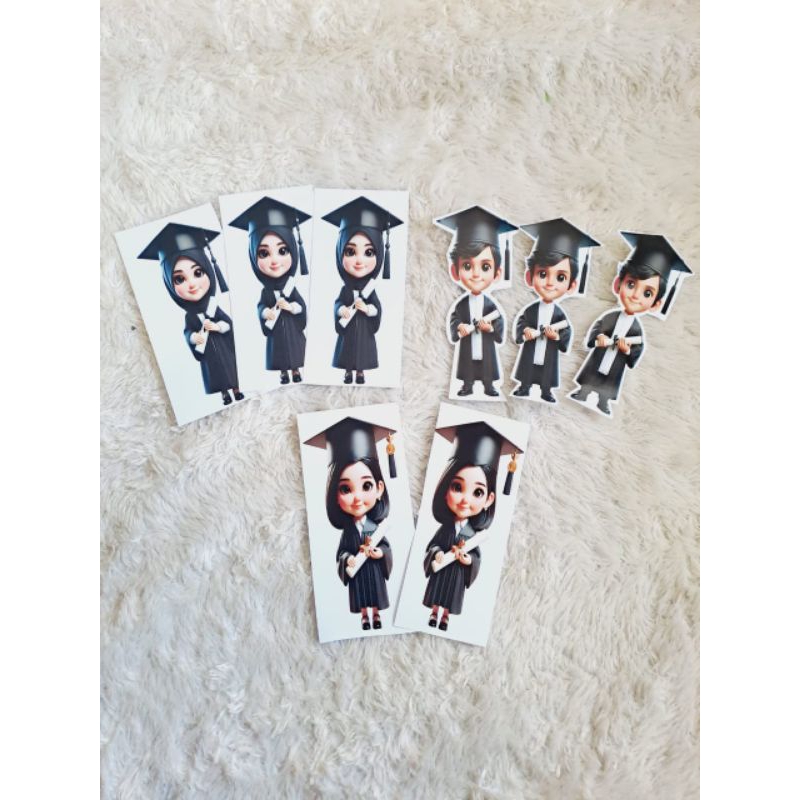 Jual Toper wisuda baju hitam/Toper wisuda murah ukuran 15x5cm | Shopee ...
