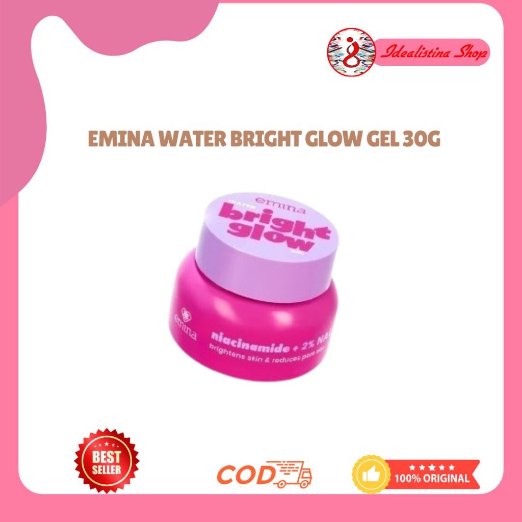 Jual Emina Water Bright Glow Gel 30g | Shopee Indonesia