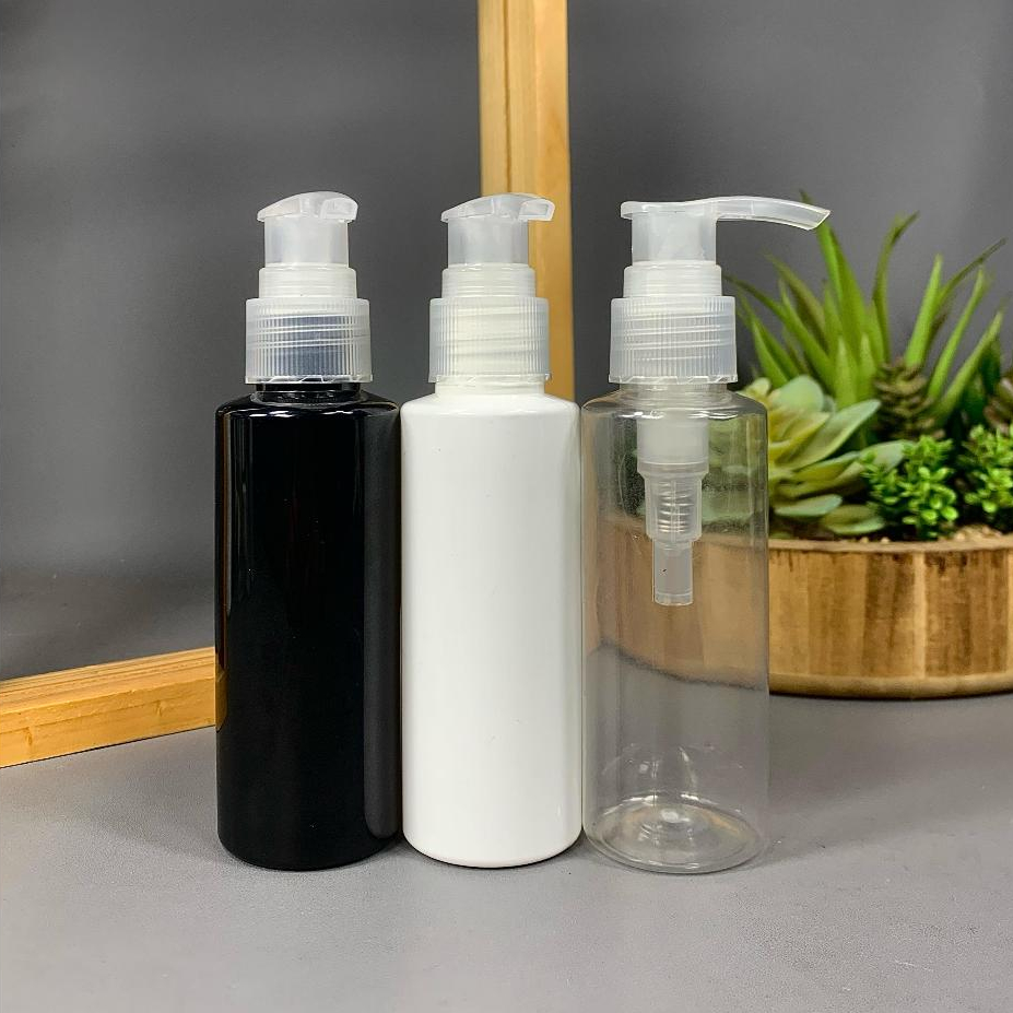 Jual Botol Pump 100 ML RF / Botol Lotion Pump 100 ML - Tutup Pump Natural / Botol Sabun 100 ML ...