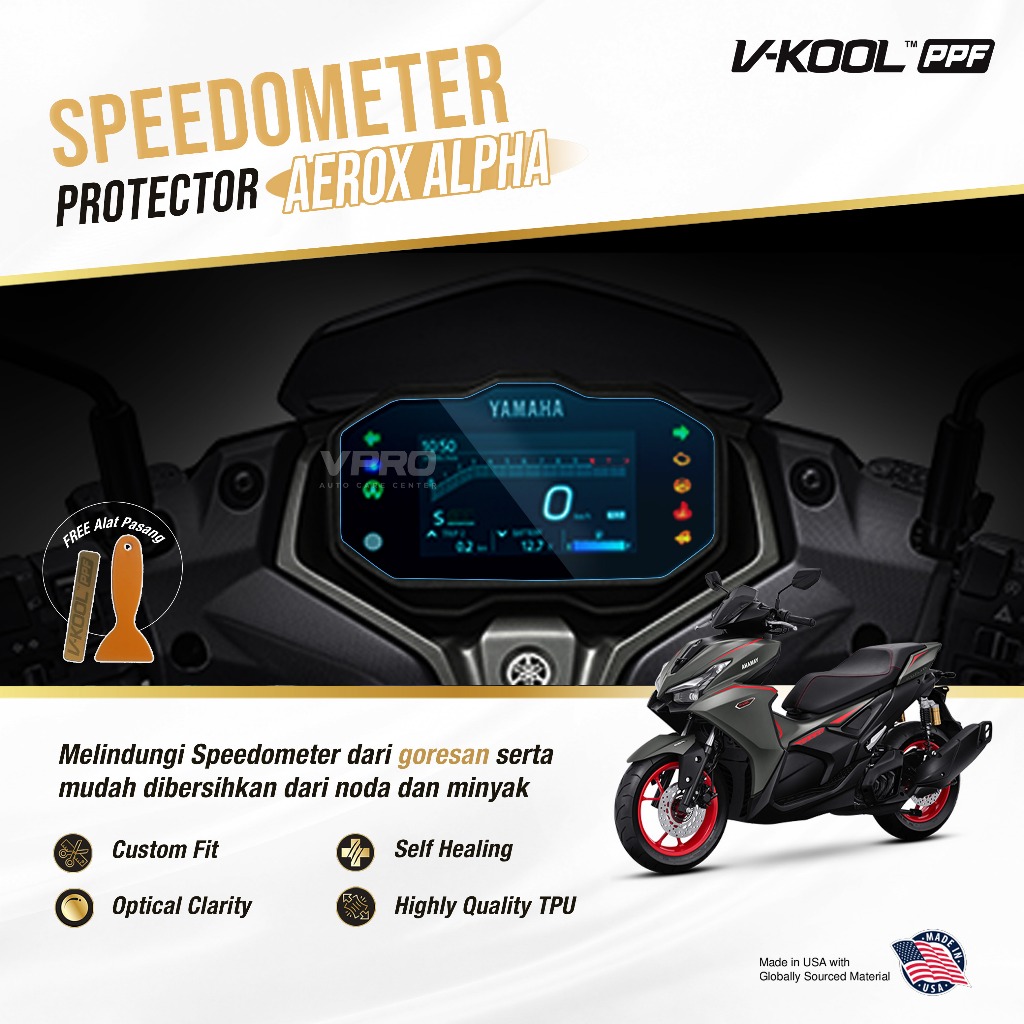 Jual PPF Pelindung Speedometer Motor YAMAHA AEROX ALPHA / AEROX 2025 ...