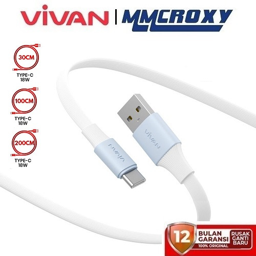 Jual Vivan SC30 II/SC100 II/SC200 II Kabel Data USB Type C Fast ...