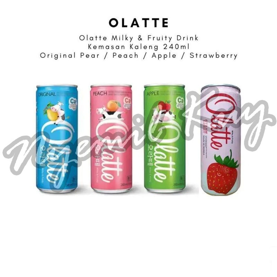 Jual Olatte Milky & Fruity Drink Korea - Olatte Korean Milk Drink Apple ...