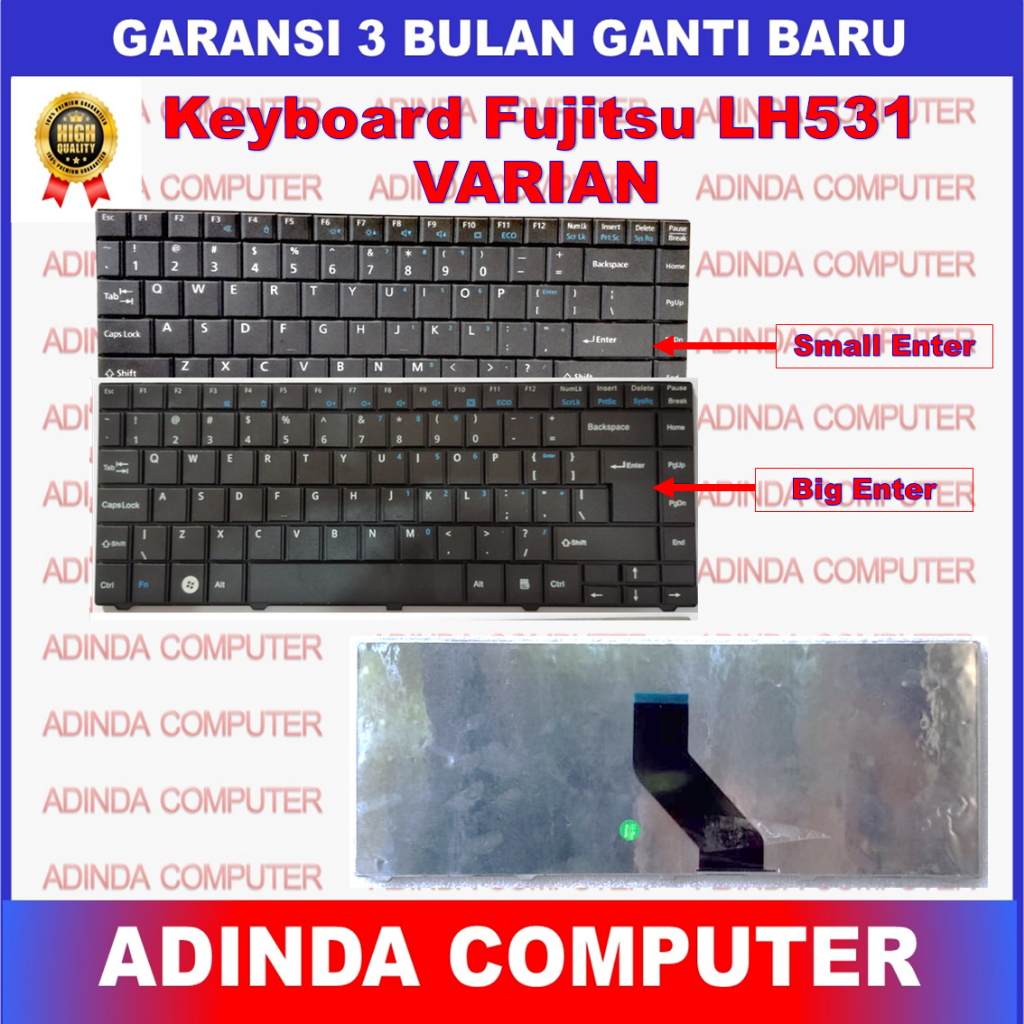 Jual Keyboard Fujitsu Lifebook LH531 LH520 LH530 LH542 LH701 LH531G ...